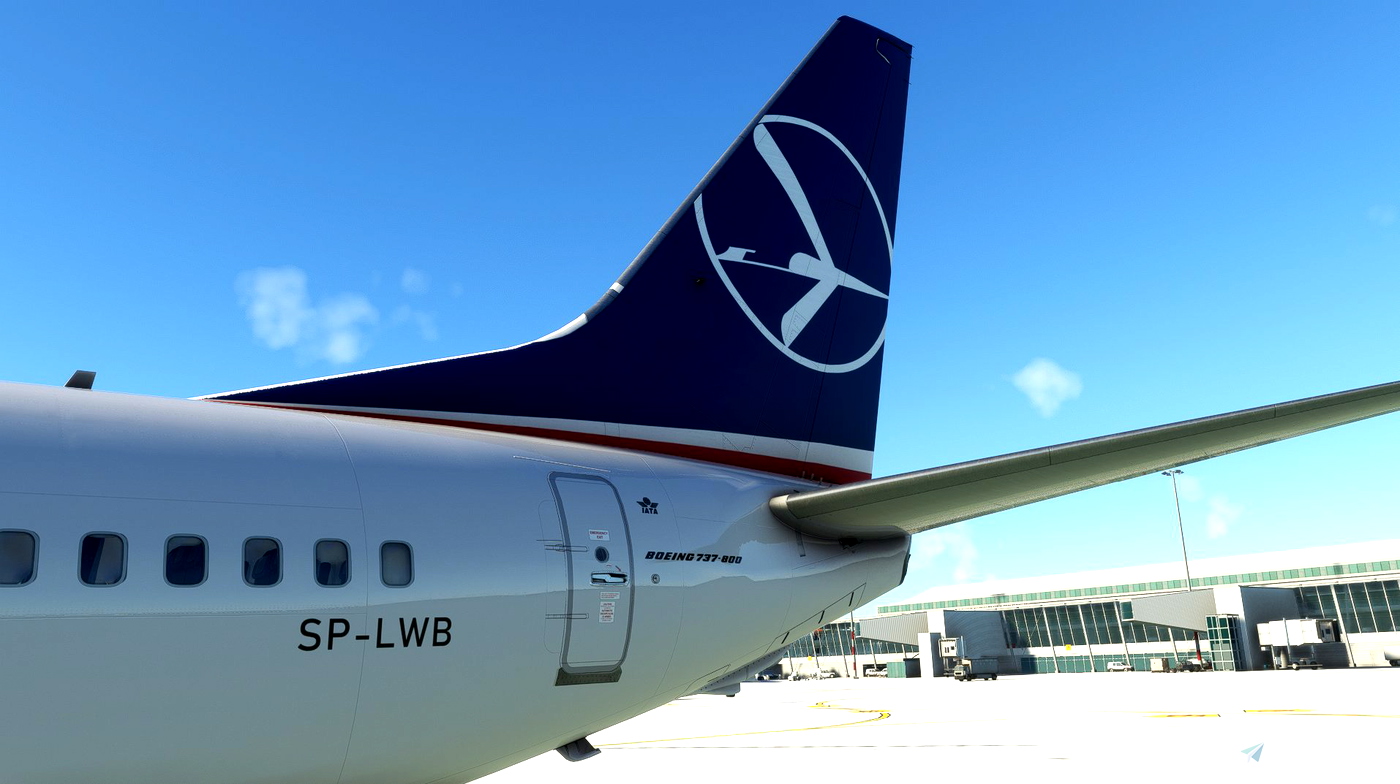 [PMDG 737-800] LOT Polish Airlines (SP-LWB) (Blended Winglets) for ...