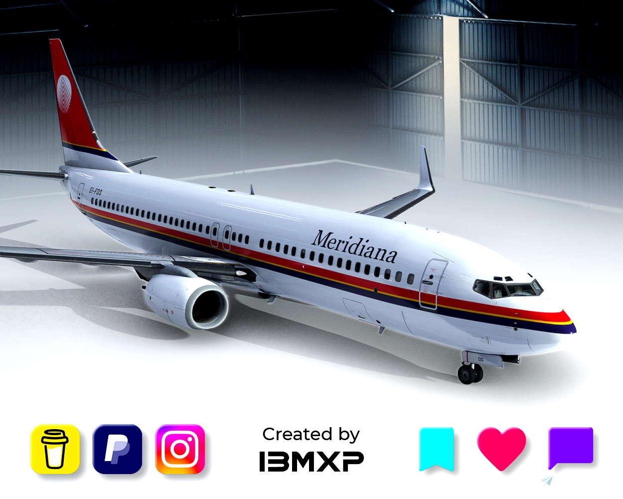 Meridiana | FULL Fleet Pack w/Interiors & Eyebrows for Microsoft Flight ...