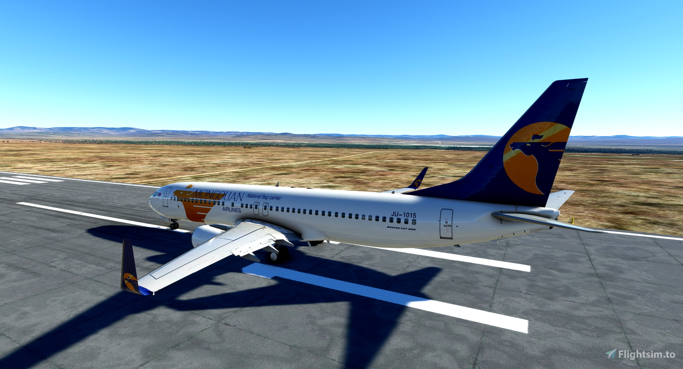 PMDG 737-800 MIAT Mongolian Airlines JU-1015 Livery for Microsoft ...