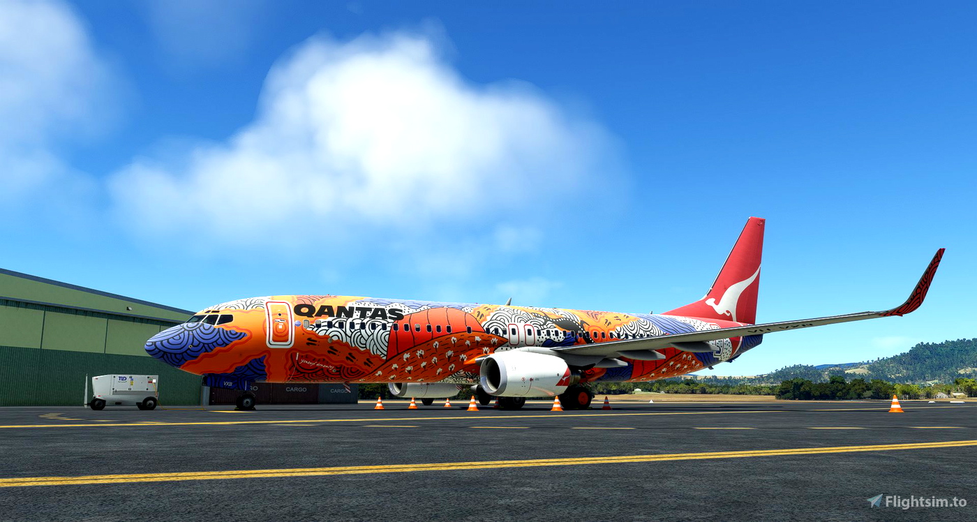 PMDG 737-800 Qantas - VH-VXB Yananyi Dreaming (2 Pack) for Microsoft ...