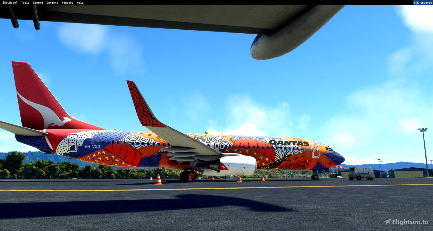 PMDG 737-800 Qantas - VH-VXB Yananyi Dreaming (2 Pack) for Microsoft ...