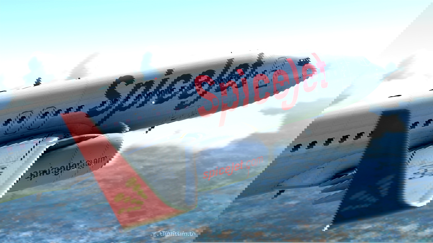 PMDG 737-800 Spice Jet (Weathered) VT-SPS for Microsoft Flight ...