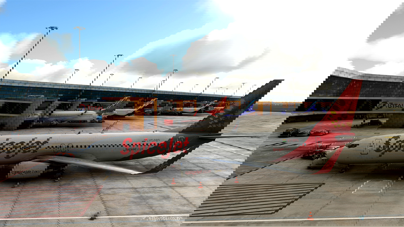 PMDG 737-800 Spice Jet (Weathered) VT-SPS for Microsoft Flight ...