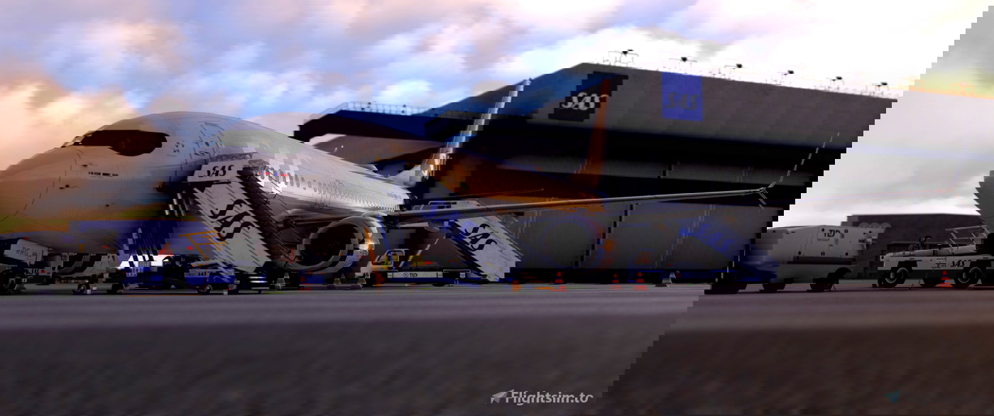 PMDG 737-800 BW & SSW | V2 SAS LN-RRG New scheme | w/Cabin | 4K for ...