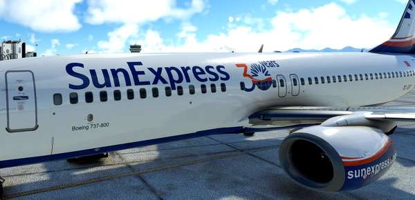 [PMDG 737-800] SunExpress TC-SOY Livery for Microsoft Flight Simulator ...