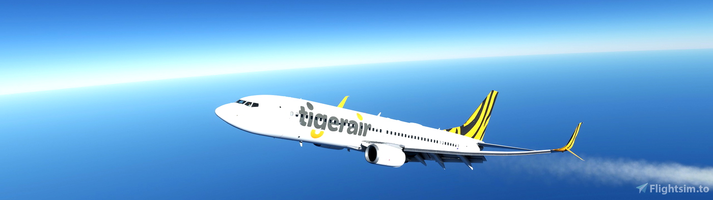 PMDG 737-800 TIGERAIR AUSTRALIA LIVERY 8K for Microsoft Flight ...