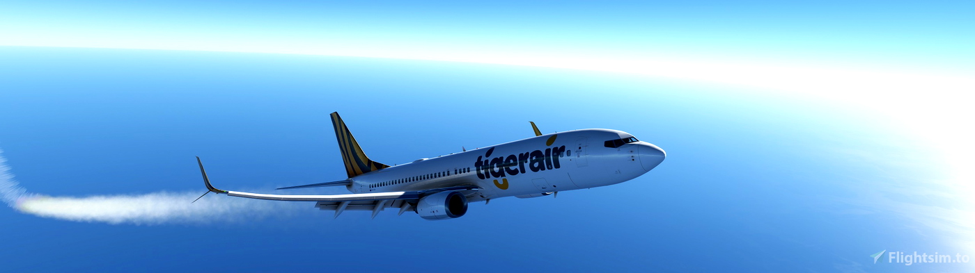 PMDG 737-800 TIGERAIR AUSTRALIA LIVERY 8K pour Microsoft Flight ...