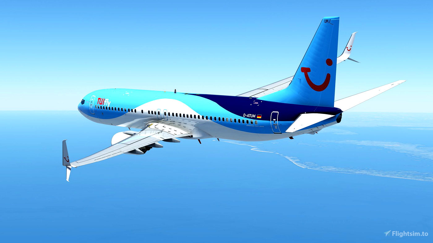 PMDG 737-800 TUIfly (D-ATUM - 2018) for Microsoft Flight Simulator | MSFS