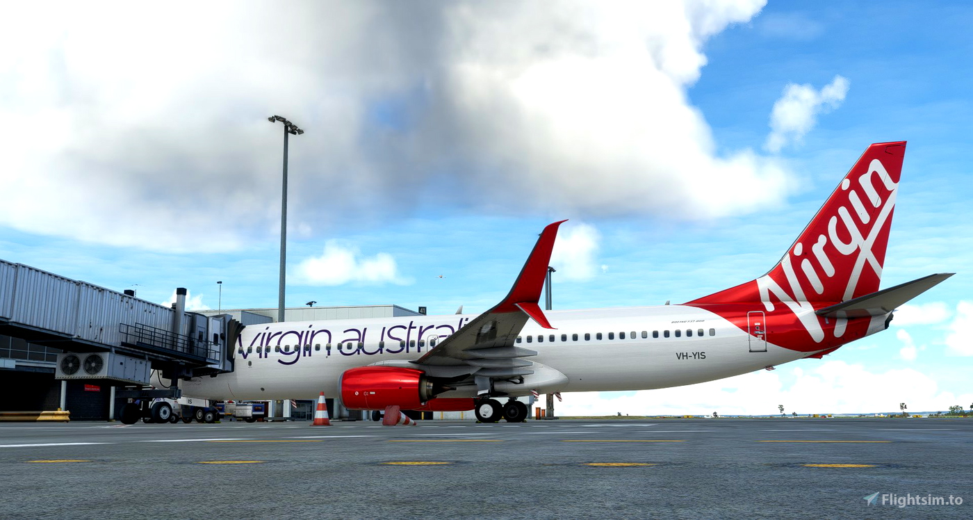 PMDG 737-800 Virgin Australia - VH-YIS Virgin Atlantic Style livery ...