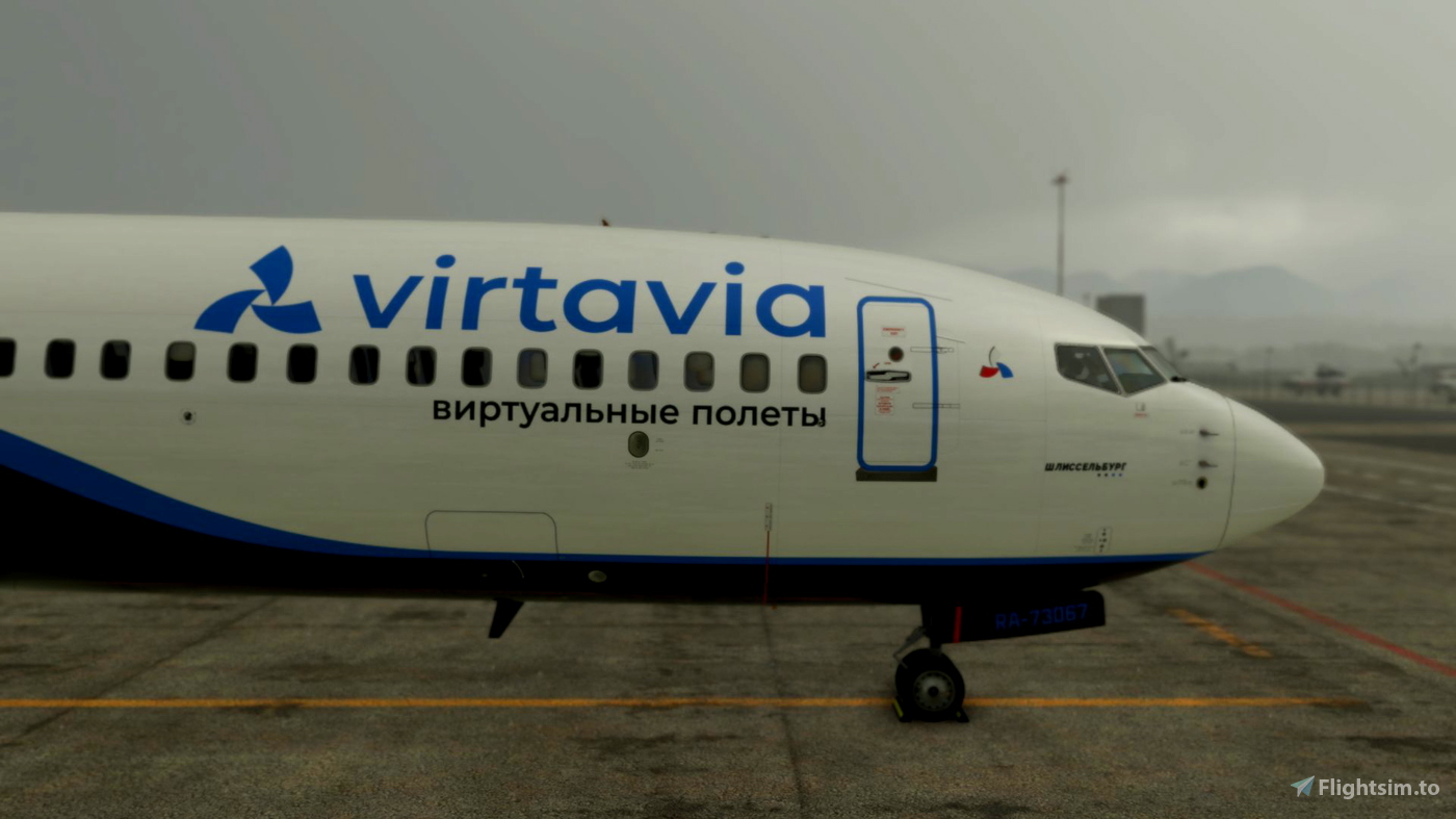 PMDG 737-800 Virtavia RA-73067 Livery [4k] för Microsoft Flight ...