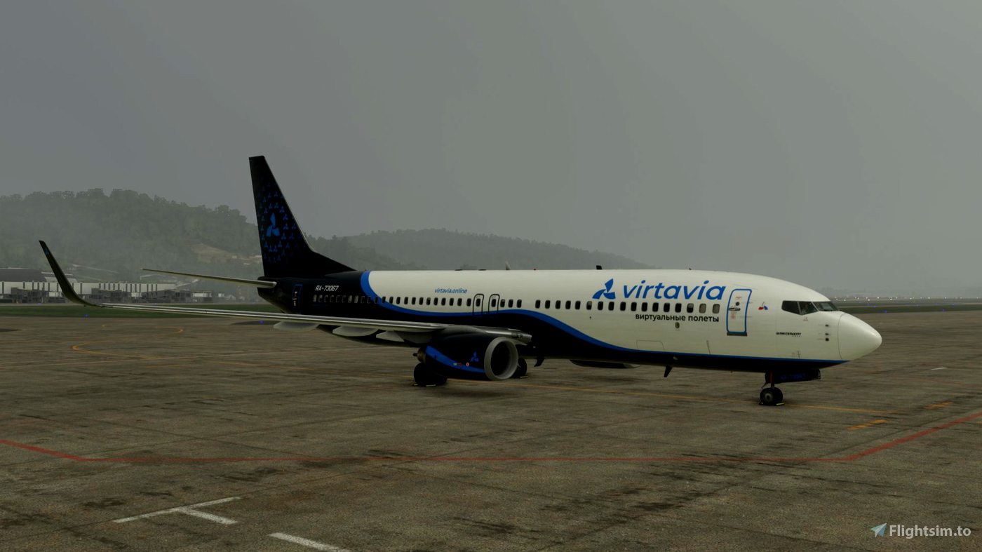 PMDG 737-800 Virtavia RA-73067 Livery [4k] för Microsoft Flight ...