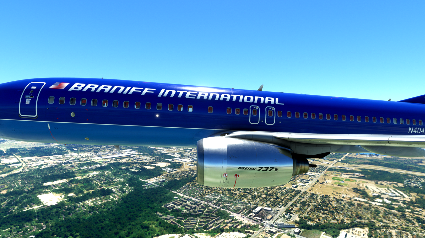 PMDG 737-800 w/ cabin Braniff International Package のために Microsoft ...