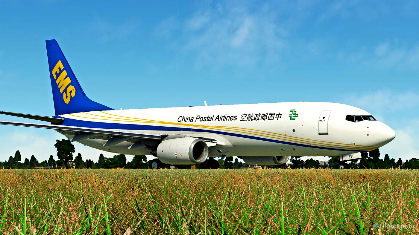 PMDG 737-800BCF China Postal Airlines 中国邮政航空 B-5550 8K for Microsoft ...