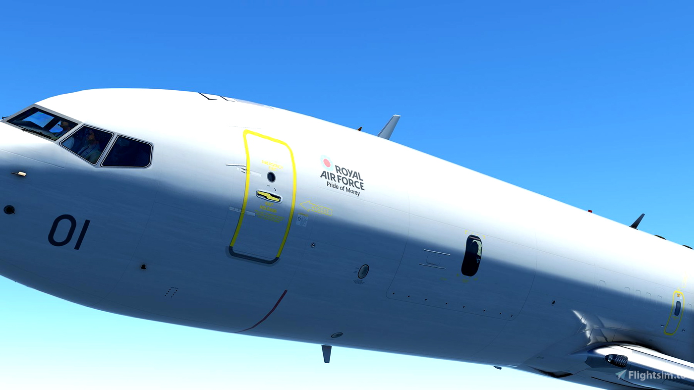 PMDG 737-800BCF RAF P-8 (ZP801 - 2022) for Microsoft Flight Simulator ...
