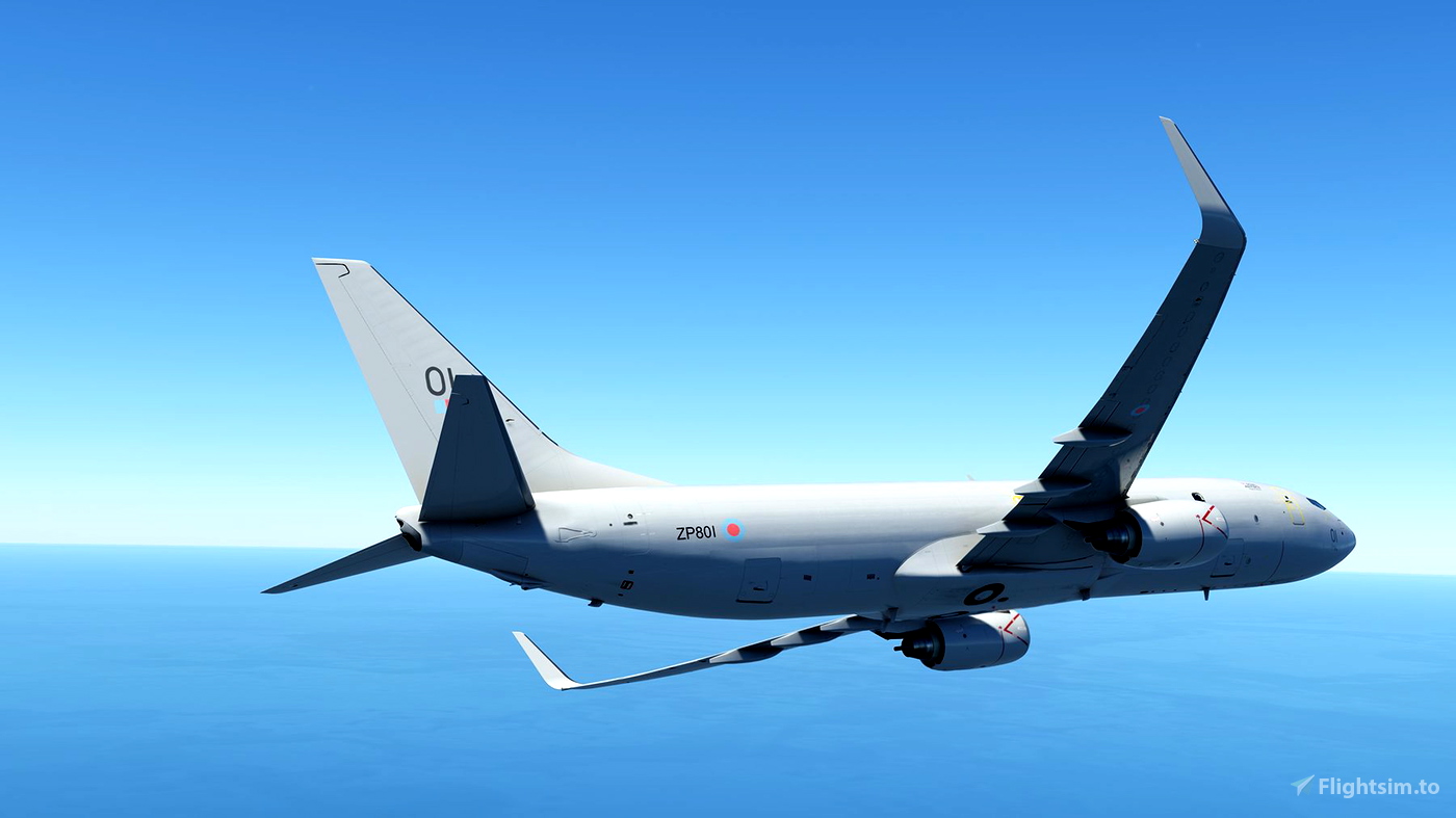 PMDG 737-800BCF RAF P-8 (ZP801 - 2022) for Microsoft Flight Simulator ...