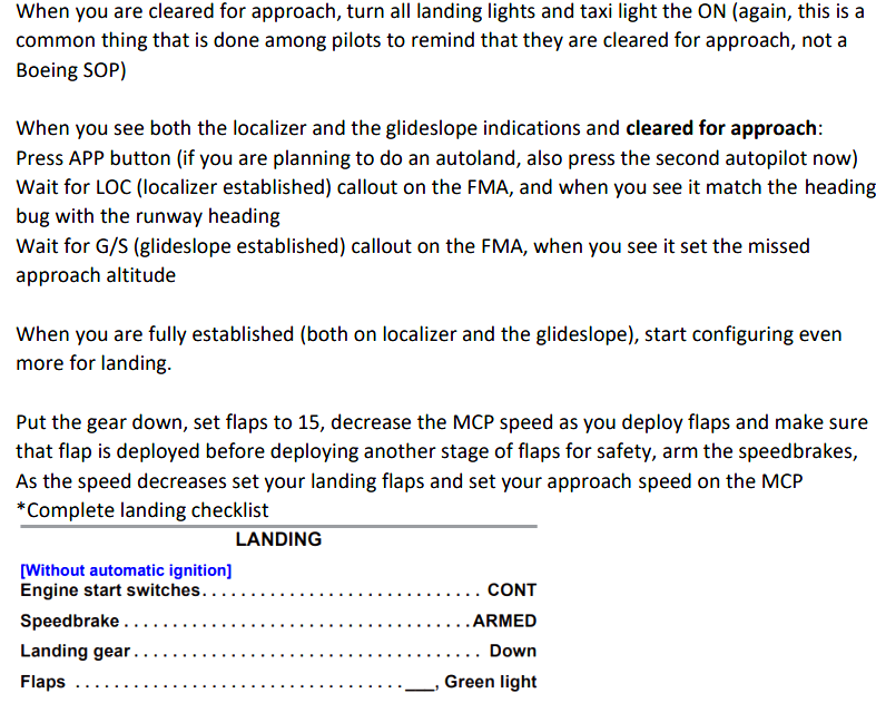PMDG 737 From start to shutdown - full flight + ILS approach checklist ...