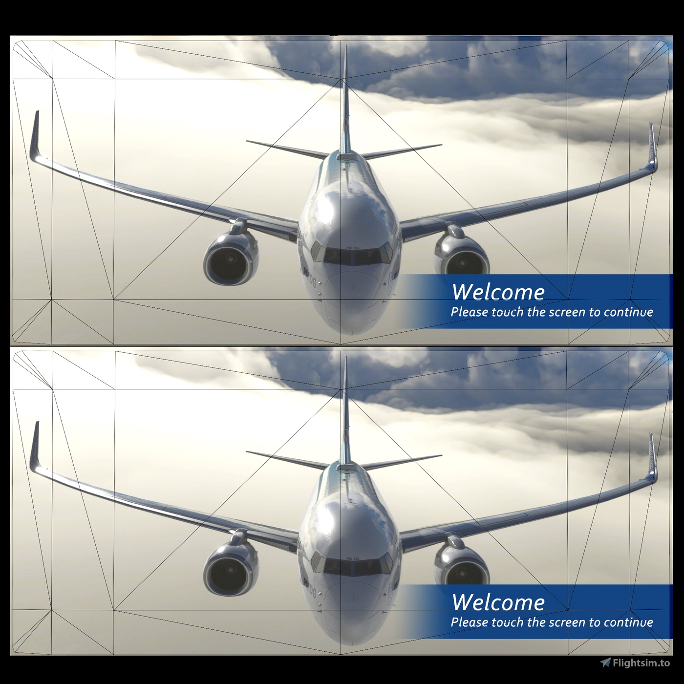 PMDG 737 In-Flight Entertainment Screens Paintkit pro Microsoft Flight ...