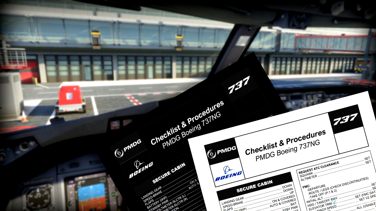 Checklists Pmdg Boeing 737 800 Add Ons For Microsoft Flight Simulator