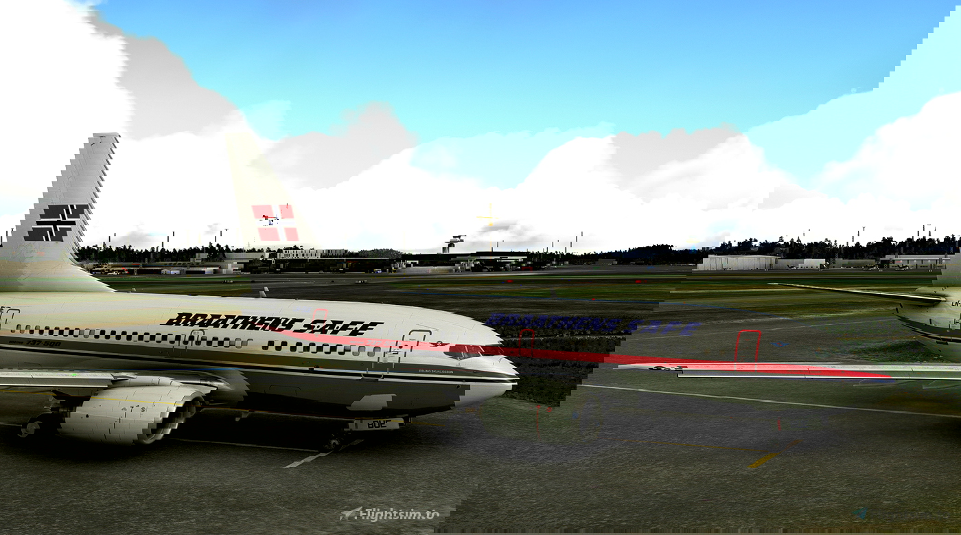 PMDG B737-600 Braathens Safe LN-BUE Anno 1998 for Microsoft Flight Simulator | MSFS