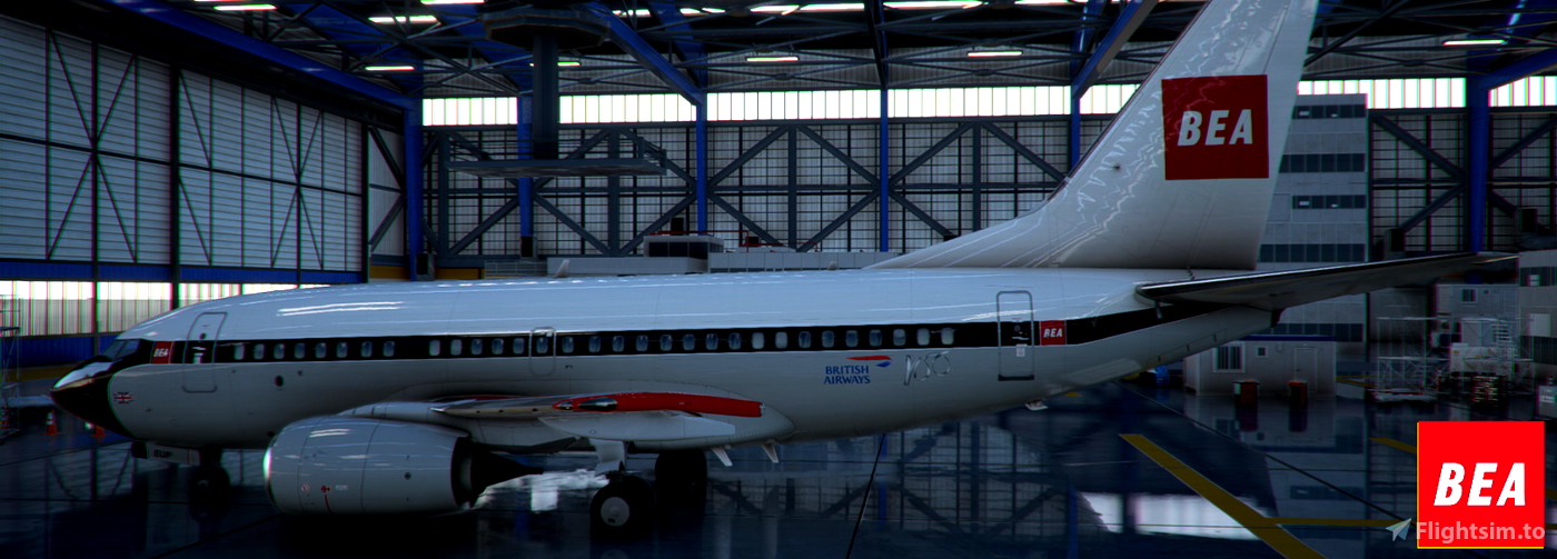 PMDG B737-600 British Airways BEA G-GEUP for Microsoft Flight Simulator ...