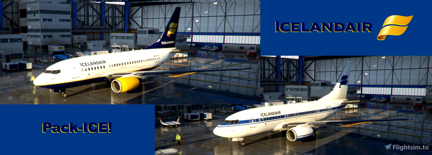 PMDG B737-600 Icelandair TF-FID & TF-FIC pro Microsoft Flight Simulator ...
