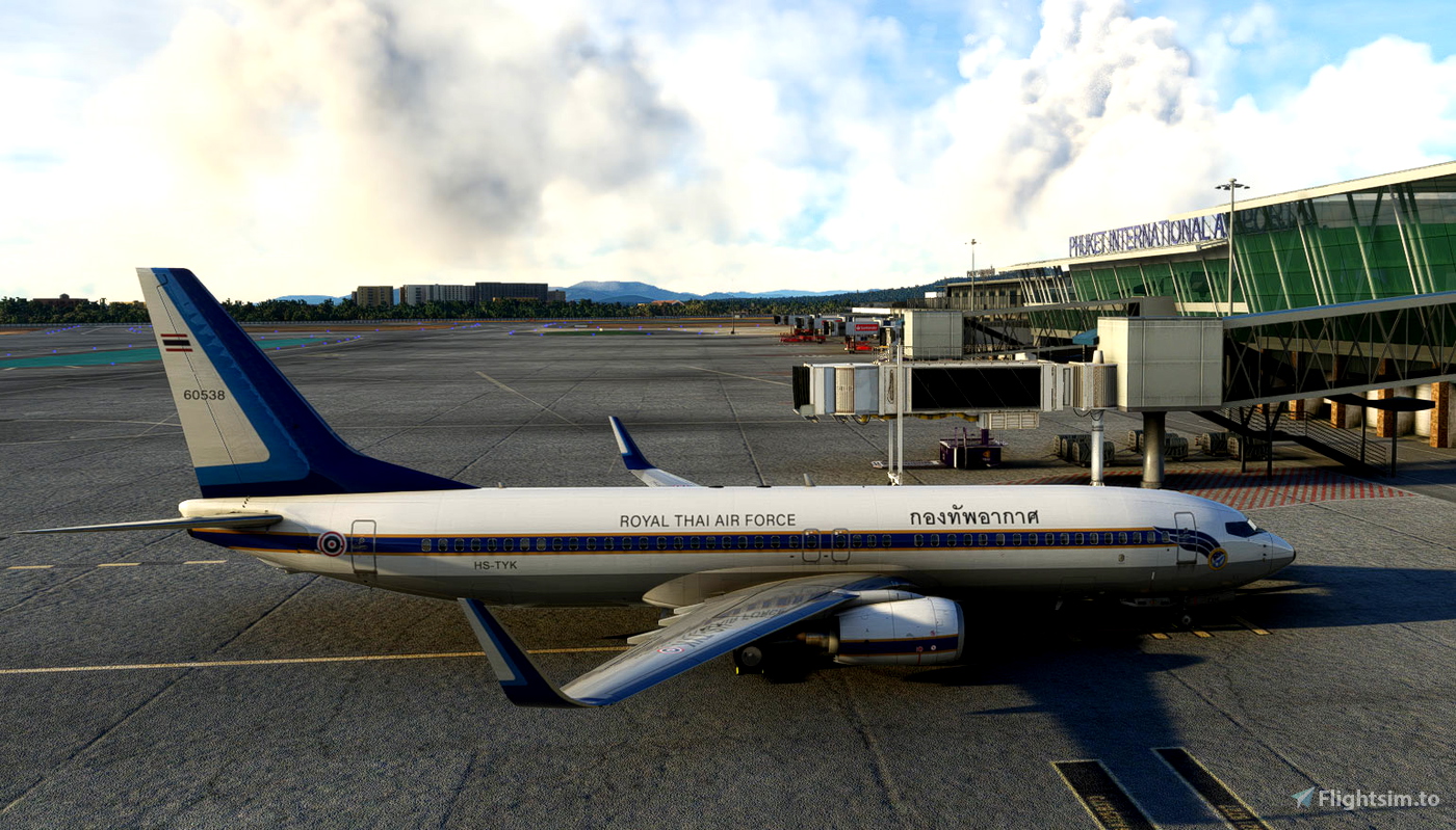 PMDG B737-800 | Royal Thai Air Force | HS-TYK for Microsoft Flight ...