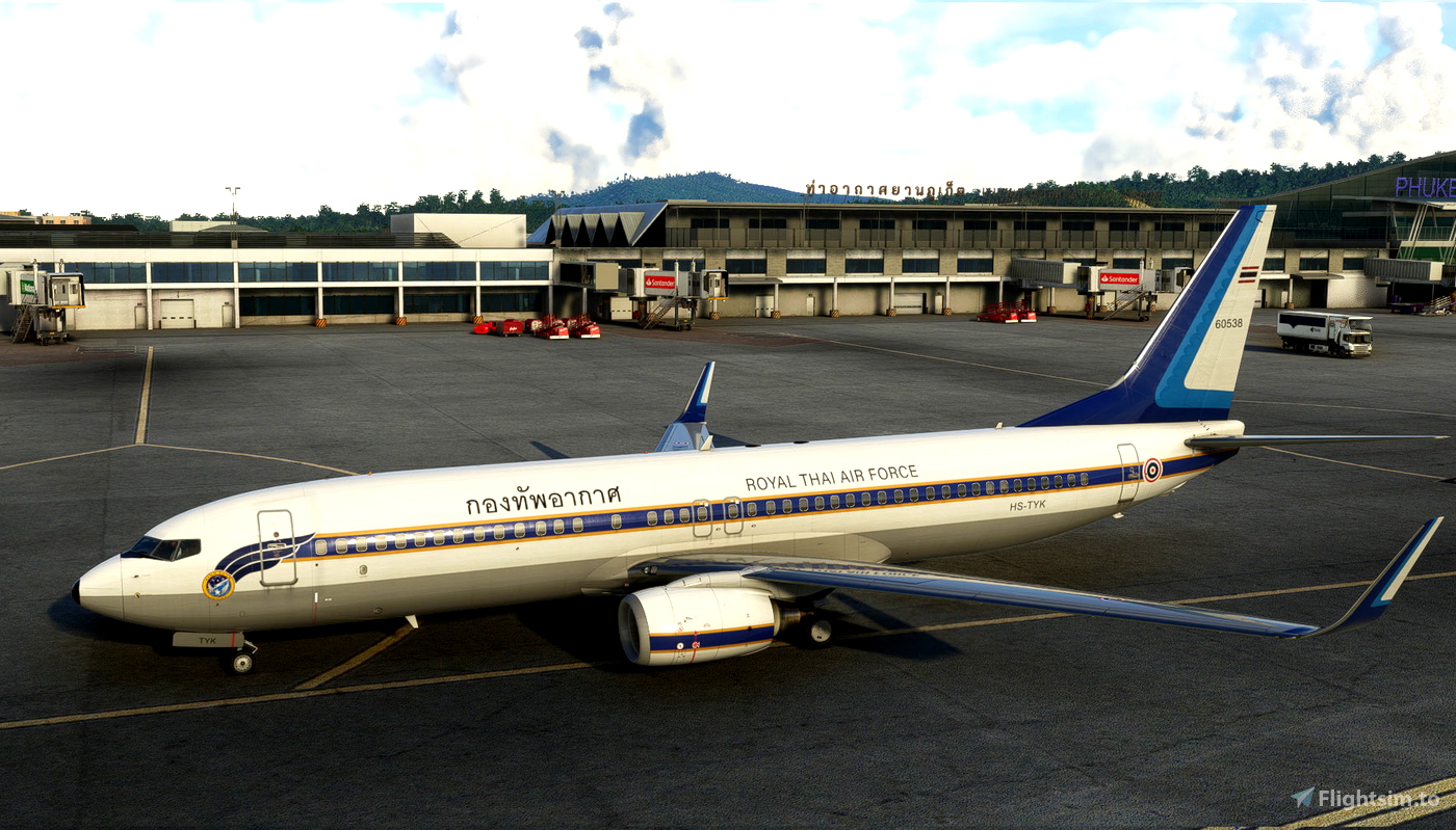 PMDG B737-800 | Royal Thai Air Force | HS-TYK for Microsoft Flight ...