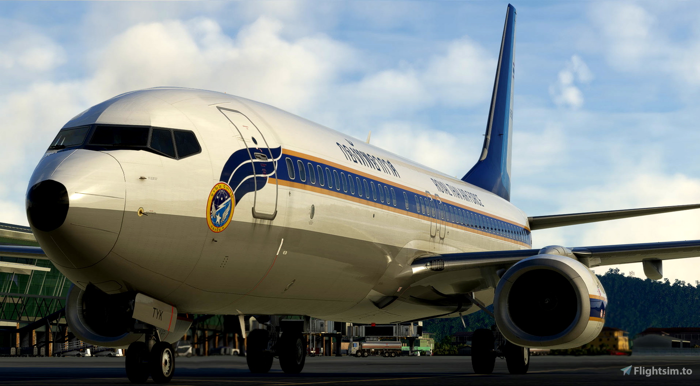 PMDG B737-800 | Royal Thai Air Force | HS-TYK for Microsoft Flight ...