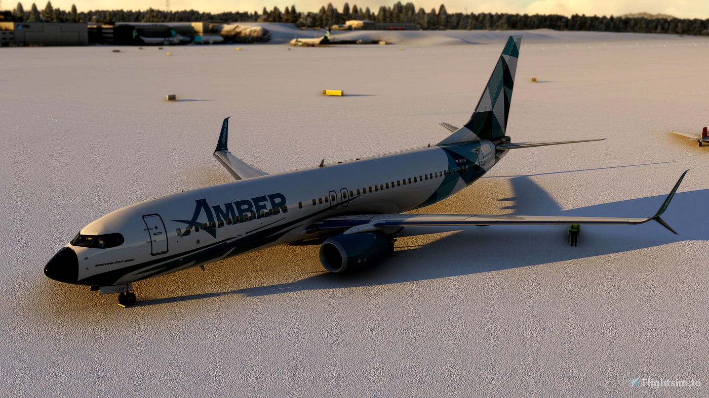 PMDG Boeing 737- 800 SSW / OK-CHL / Amber Virtual RETRO - 4K + interior ...
