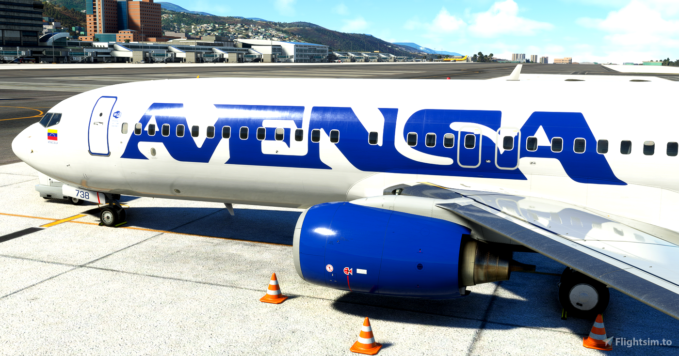 PMDG Boeing 737-800 Avensa Aerovias Venezolanas N738VE for Microsoft ...