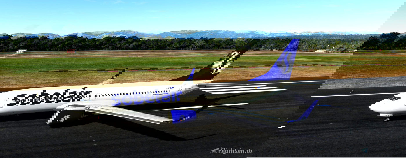 PMDG Boeing 737-800 BW SOBELAIR / Sabena OO-VAS for Microsoft Flight ...