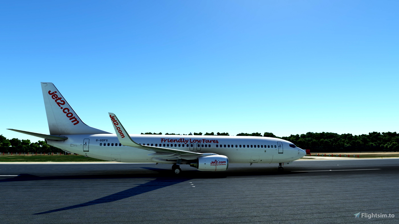 PMDG BOEING 737-800 JET2.COM Airlines (G-GDFS) for Microsoft Flight ...