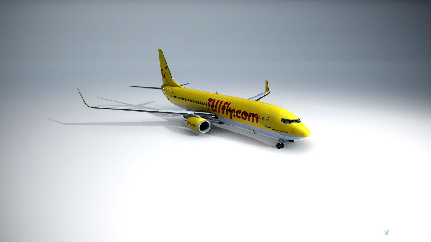 PMDG Boeing 737-800 TUI TUIfly.com Yellow 2010 (D-AHFH) for Microsoft ...