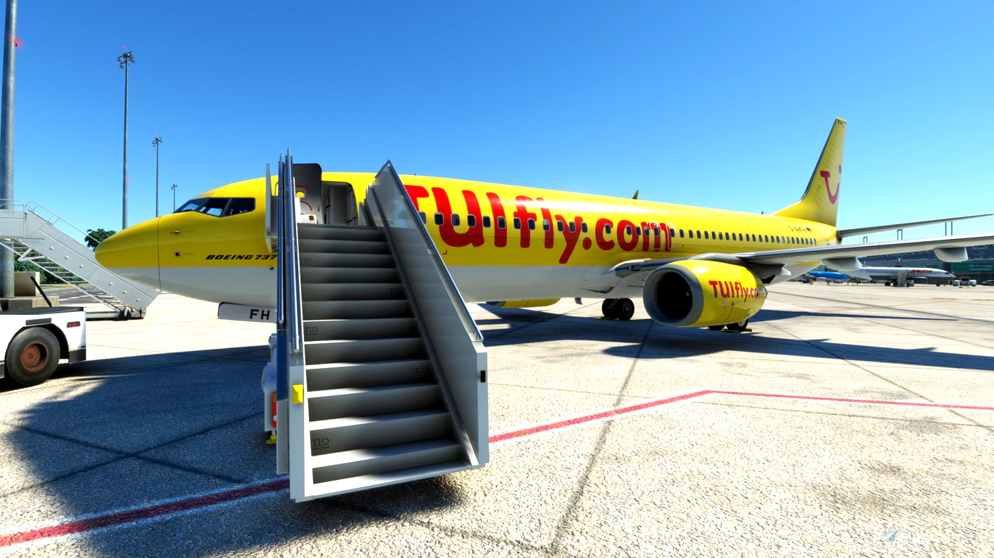 PMDG Boeing 737-800 TUI TUIfly.com Yellow 2010 (D-AHFH) for Microsoft ...