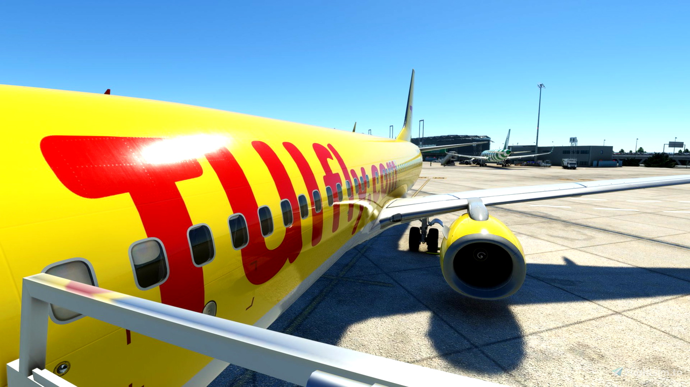 PMDG Boeing 737-800 TUI TUIfly.com Yellow 2010 (D-AHFH) for Microsoft ...