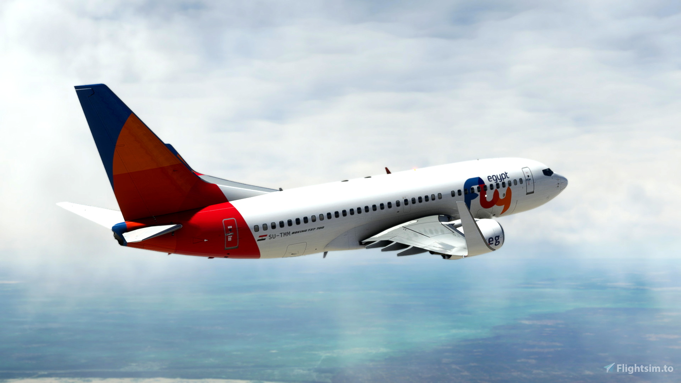 PMDG Boeing B737-700 FlyEgypt | 4K for Microsoft Flight Simulator | MSFS