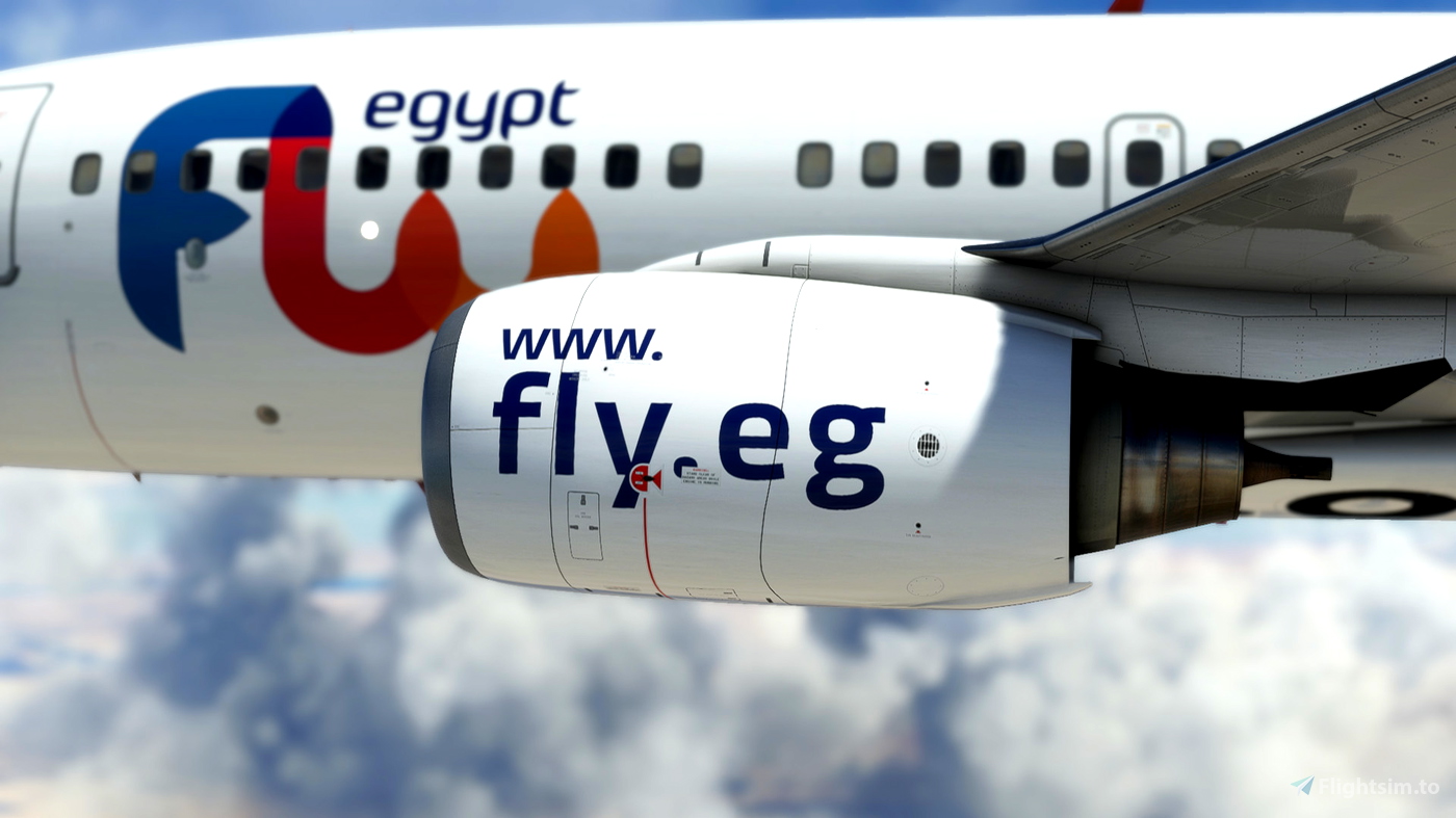 PMDG Boeing B737-700 FlyEgypt | 4K for Microsoft Flight Simulator | MSFS