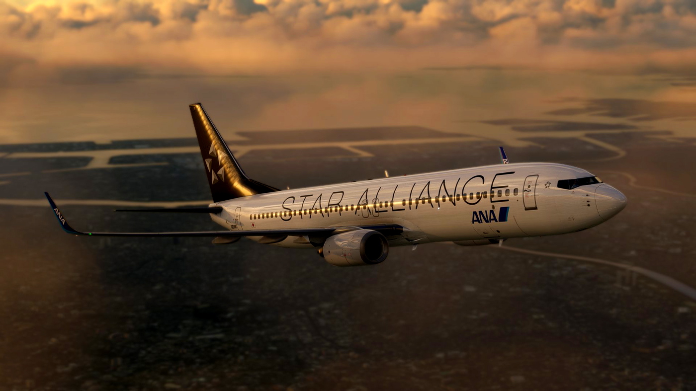 PMDG Boeing B737-800 All Nippon Airways Star Alliance | 4K for ...