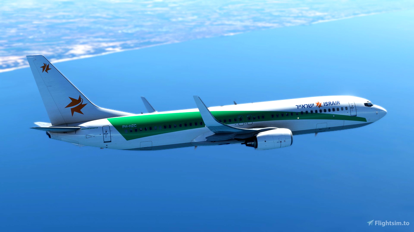 PMDG Boeing B737-800 Israir (Transavia Airlines) (PH-HZC) | 4K のために Microsoft Flight Simulator ...