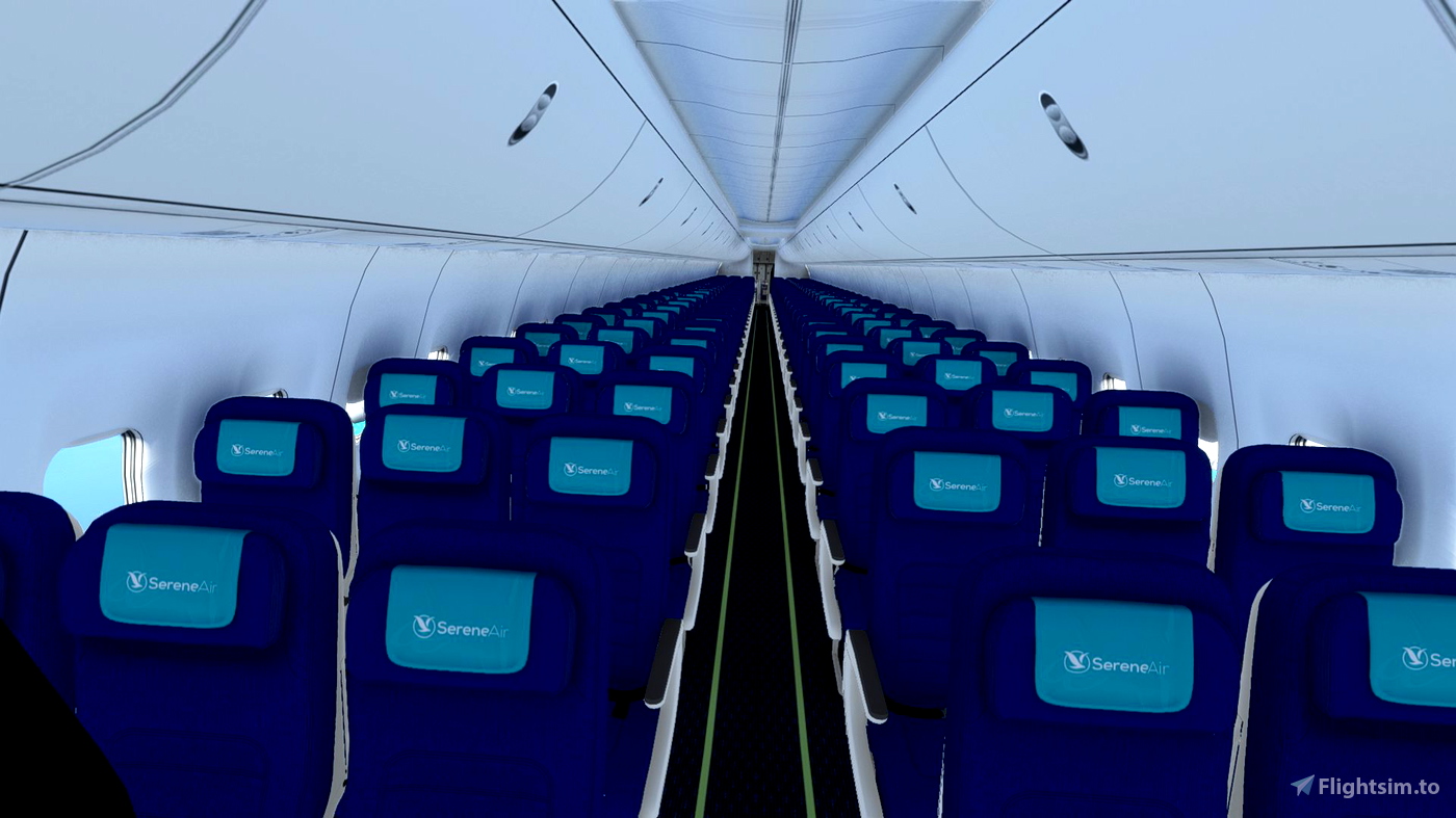 PMDG Boeing B737-800 Serene Air | Cabin textures | 4K 对于 Microsoft ...