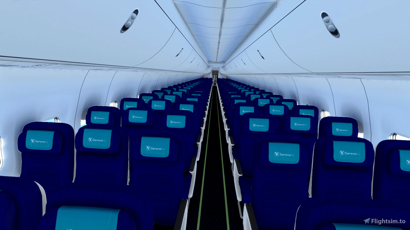 PMDG Boeing B737-800 Serene Air | Cabin textures | 4K pro Microsoft ...