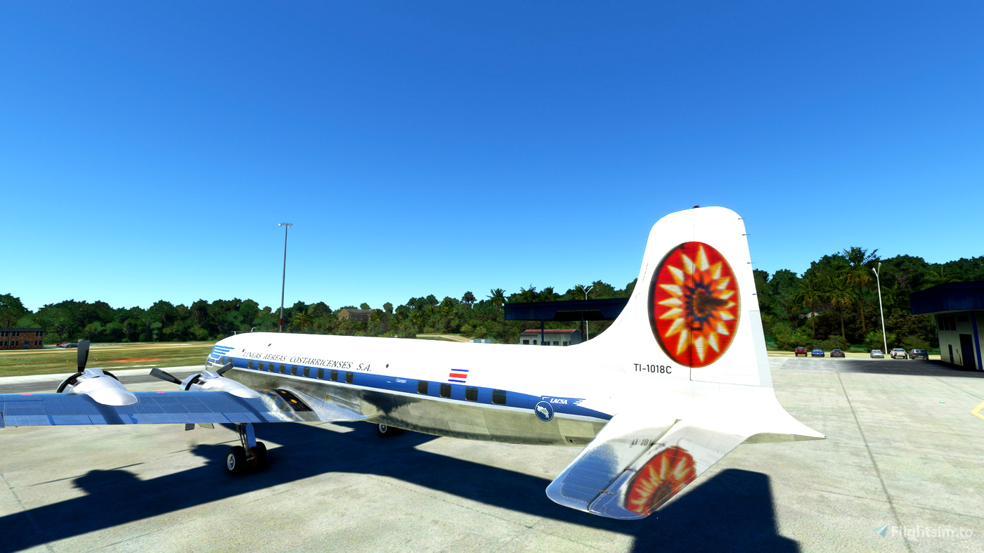 PMDG DC-6B LACSA Lineas Aereas Costarricenses - TI-1018C ''Cariari'' Repaint for Microsoft ...
