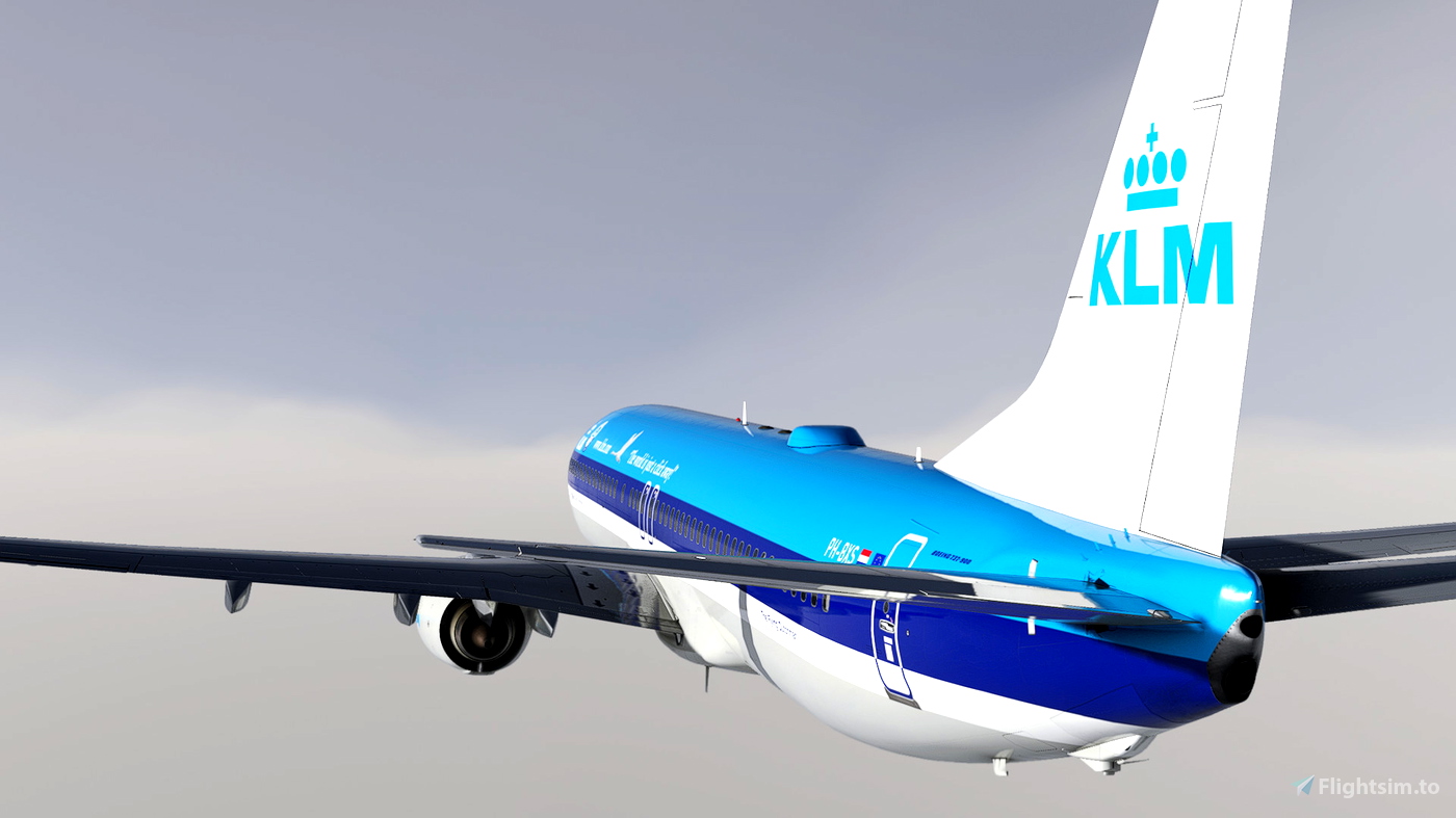 PMDG 737-900 KLM Old Livery PH-BXS para Microsoft Flight Simulator | MSFS