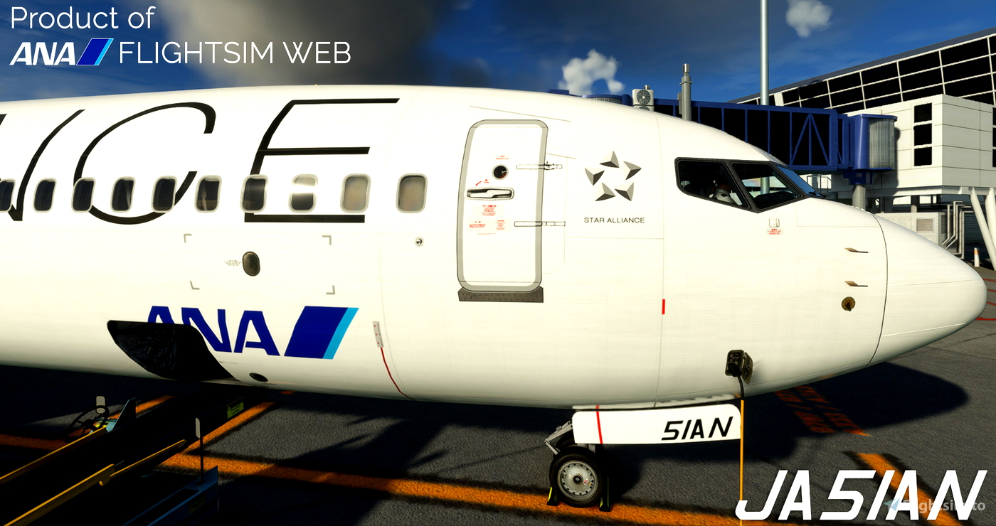 PMDG NG3 ANA 737-800 JA51AN (Star Alliance) Repaint for Microsoft ...