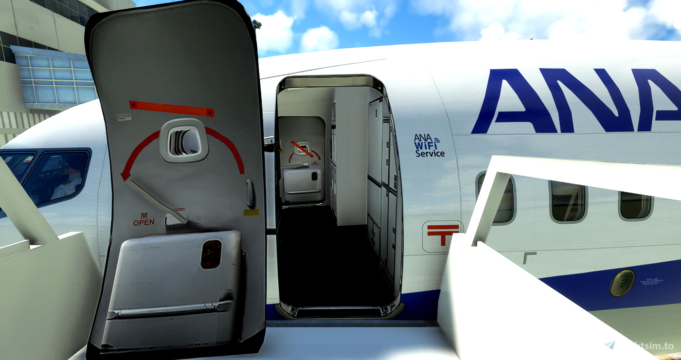 PMDG NG3 ANA 737-800 JA58AN Repaint のために Microsoft Flight Simulator | MSFS