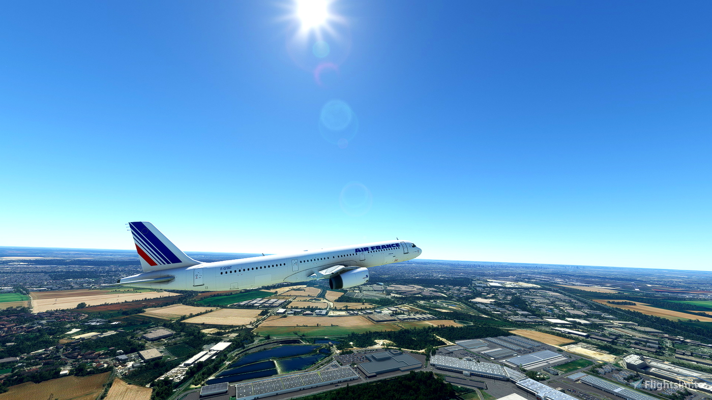 PMP Airbus A321-200 Air France Old Livery F-GTAT 8K pro Microsoft ...