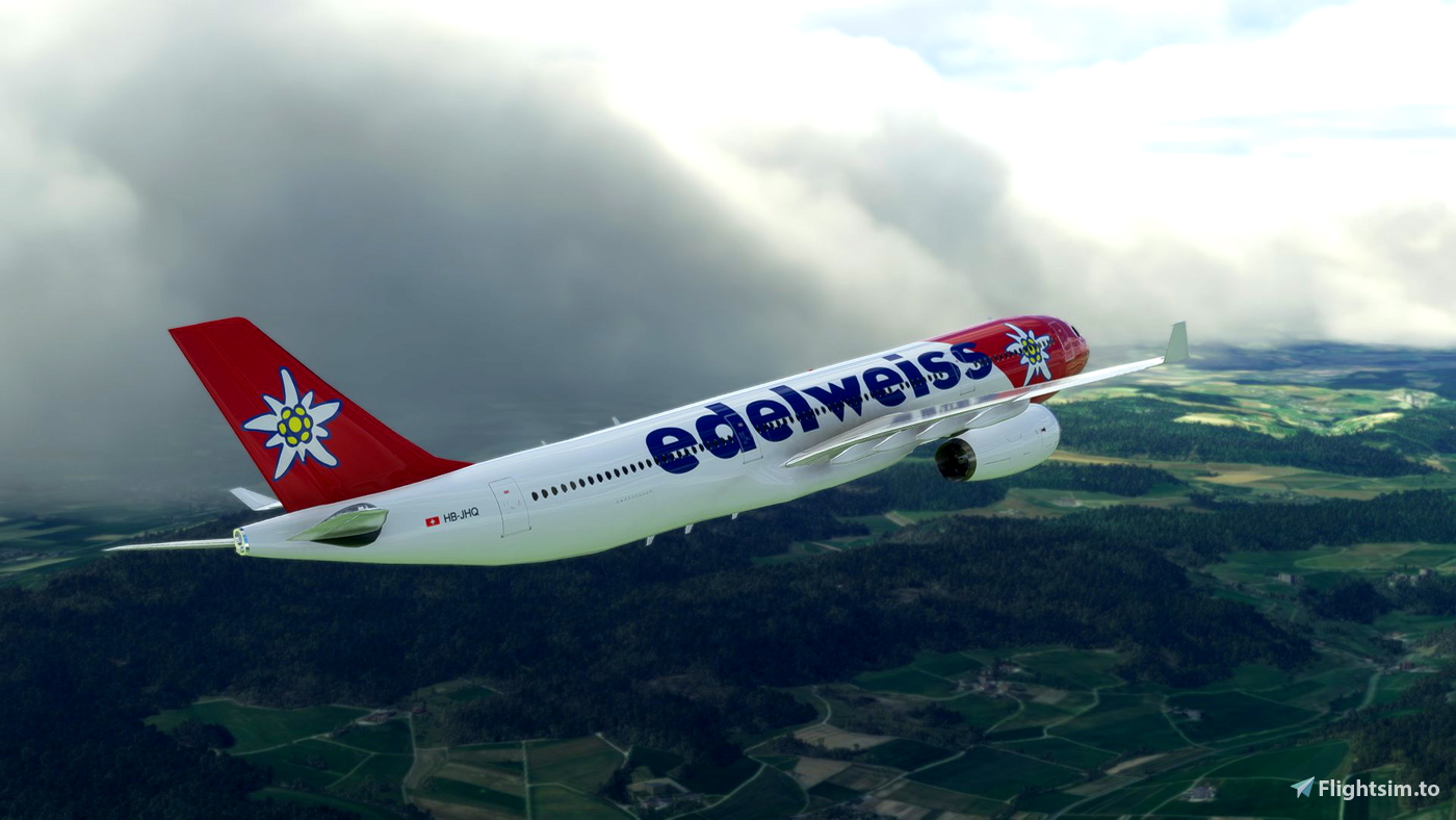 PMP Airbus A330-300 Edelweiss Air Old | 4K för Microsoft Flight ...