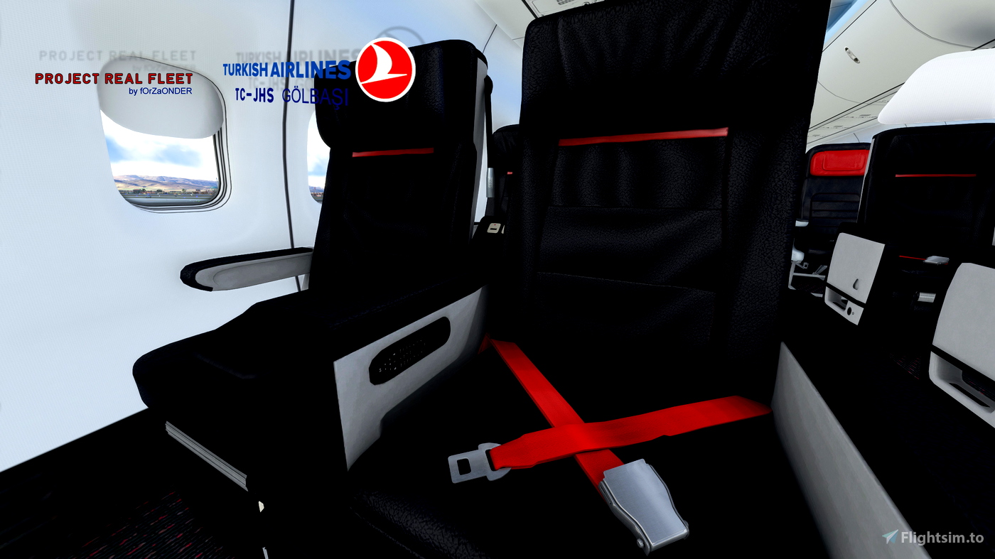 Project Real Fleet by fOrZaONDER, Turkish Airlines TC-JHS 4K Livery w ...