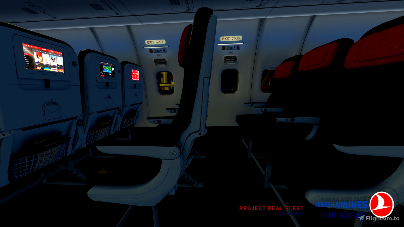 Project Real Fleet by fOrZaONDER, Turkish Airlines TC-JHS 4K Livery w ...