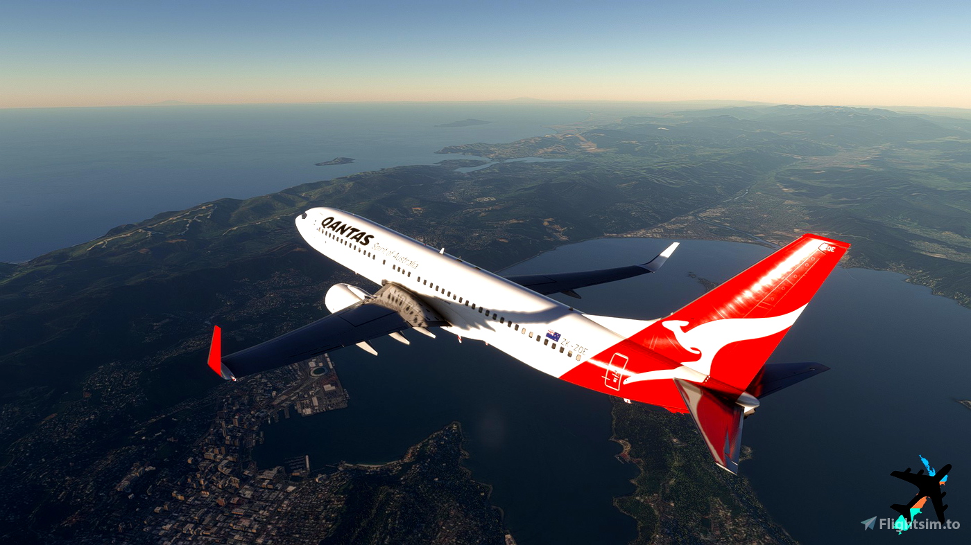Qantas Jetconnect "William Pickering" [ZK-ZQE] | PMDG B737-800BW for ...
